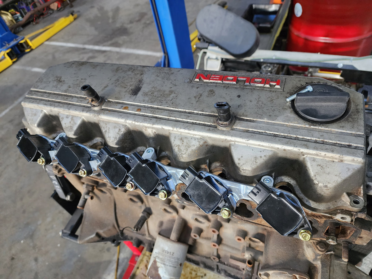 RB30 single cam R35 Billet Coil Bracket kit — Performance Parts and ECUs
